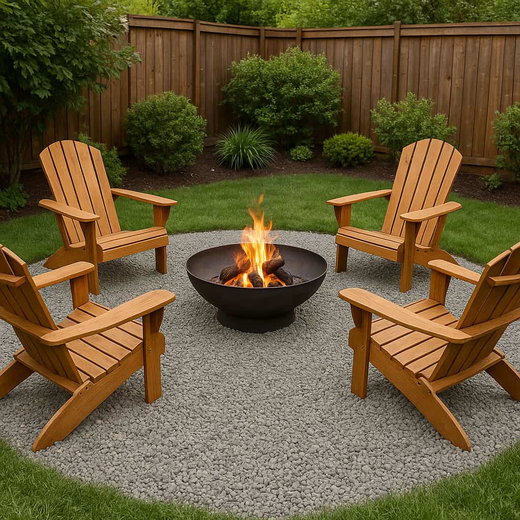 Build a Fire Pit Area with Crushed Rock | Backyard DIY Guide